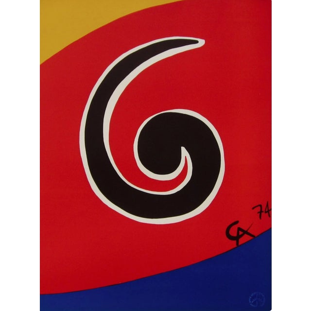 Alexander Calder "Sky Swirl" (Braniff Flying Colors), 1974 Limited ...