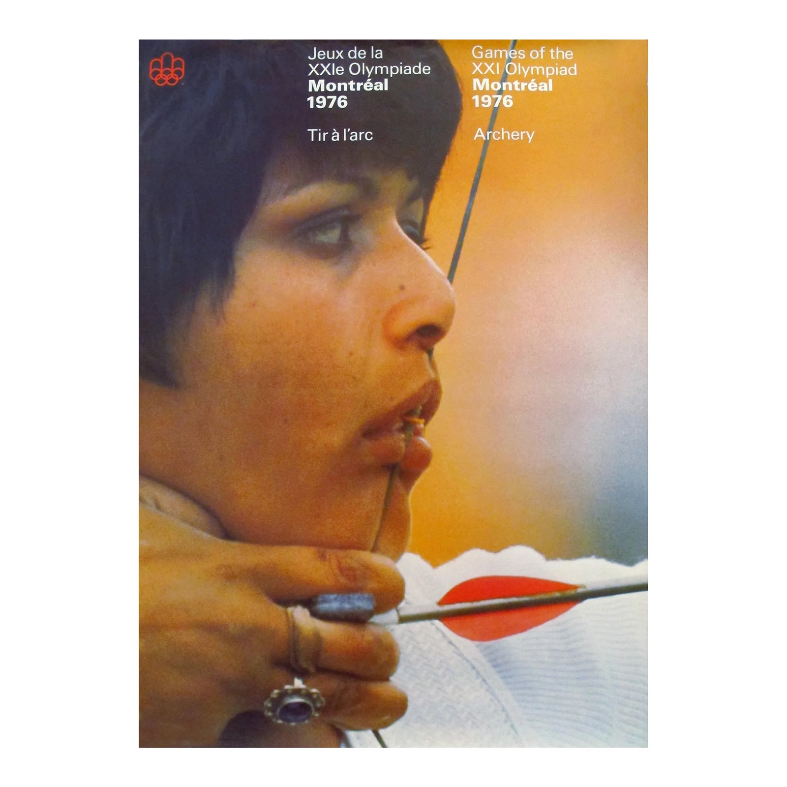 1976 Montreal Olympics Poster - Archery - Cojo | Chairish