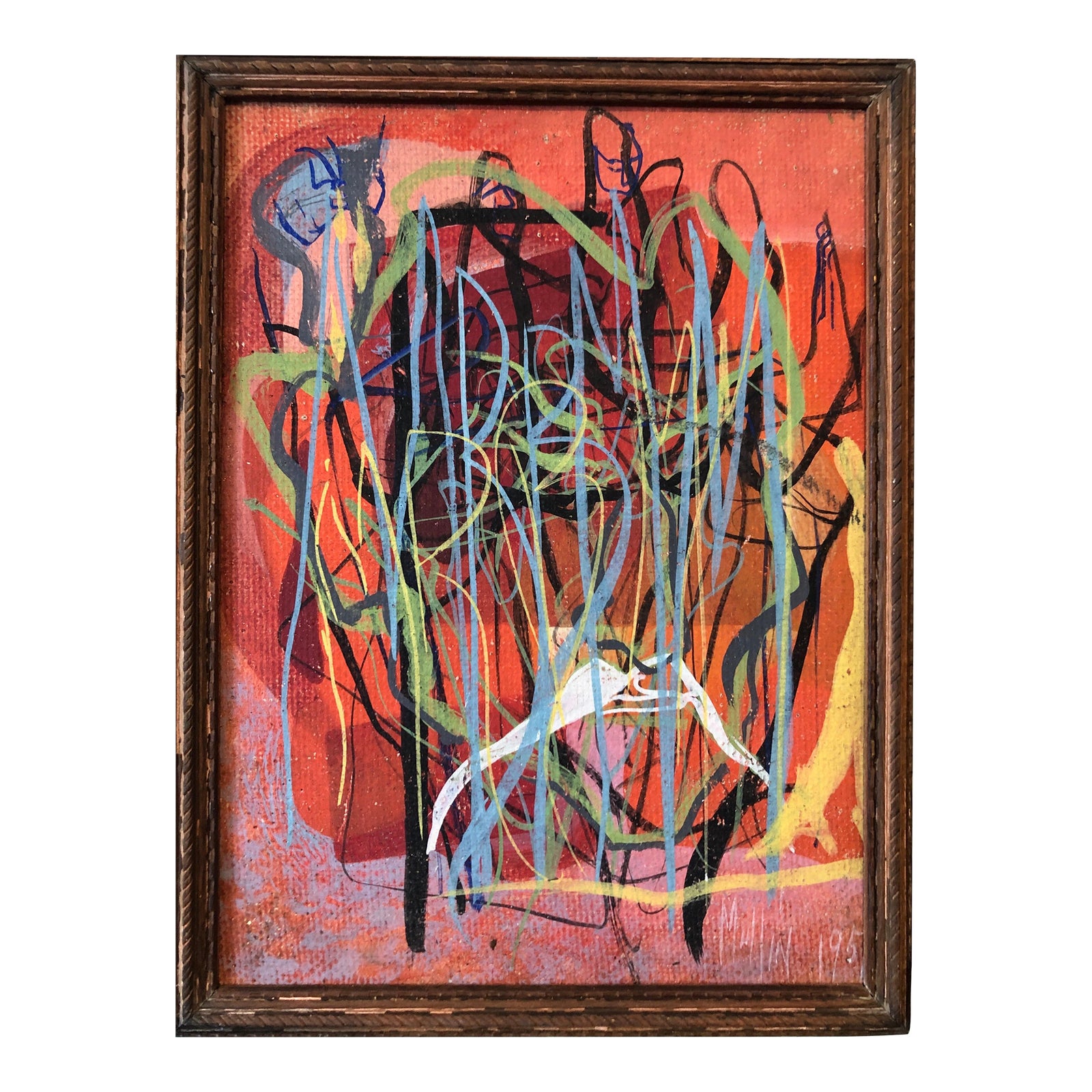 Margaret Mullin, Surrealist Art Deco Figurative Abstract Expressionist ...