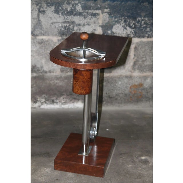 1930s Art Deco Ashtray Side Table by Charles Hardy | Chairish