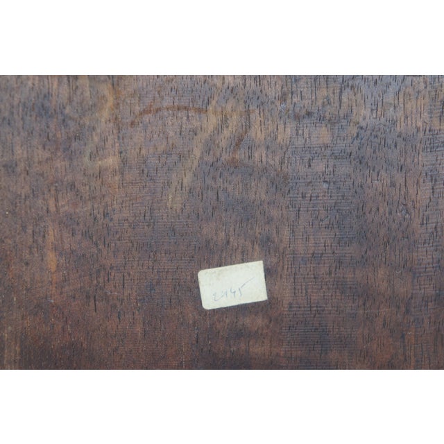 Set of 2 Antique Neoclassical Carved Walnut Figural Bas Relief Panels ...