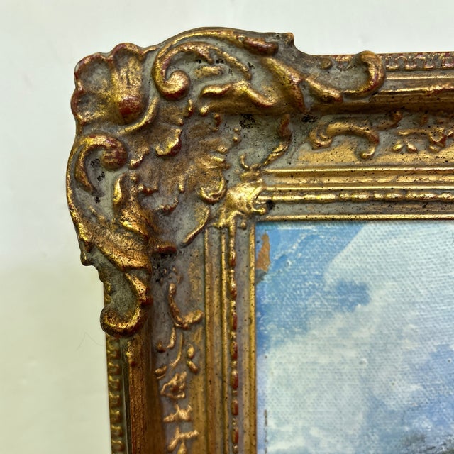 Landscape Oil Painting by Marcia Ellis., Framed | Chairish