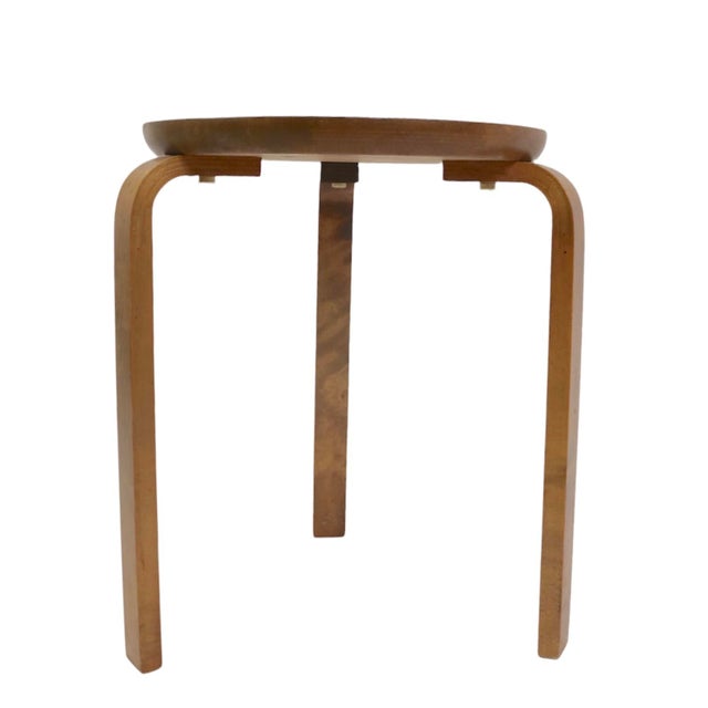 Swedish Made Taboret Table in the Style of Aalto | Chairish
