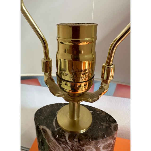 Marble “Adonis” Lamps by Thomas Pheasant for Baker - A Pair | Chairish