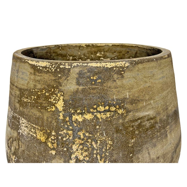 Durga Yellow Earth Ware Pot Planter | Chairish