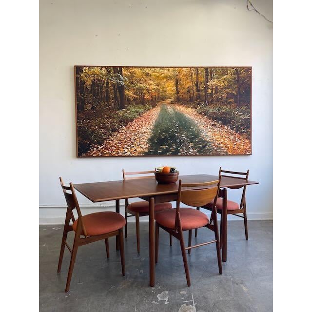 1950s Greta Grossman for Glenn of Ca Dining Table and 4 Chairs - set of 5 | Chairish