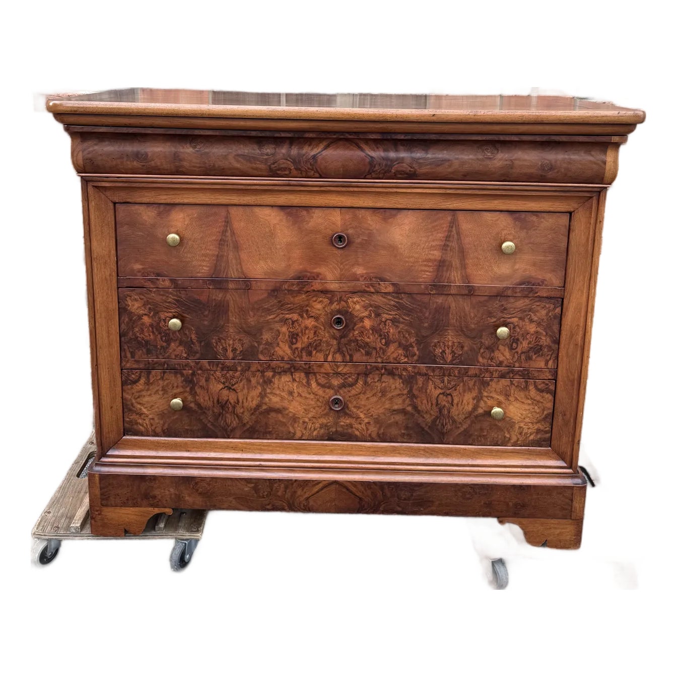 19th Century Louis Phillipe Chest/Commode | Chairish