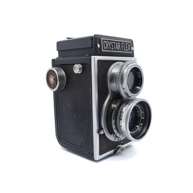1950's Crystar Flex 80mm F3.5 Tlr Film Camera | Chairish
