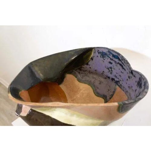 John Gill Bowl #37 Signed 1993 Contemporary Abstract Stoneware ...