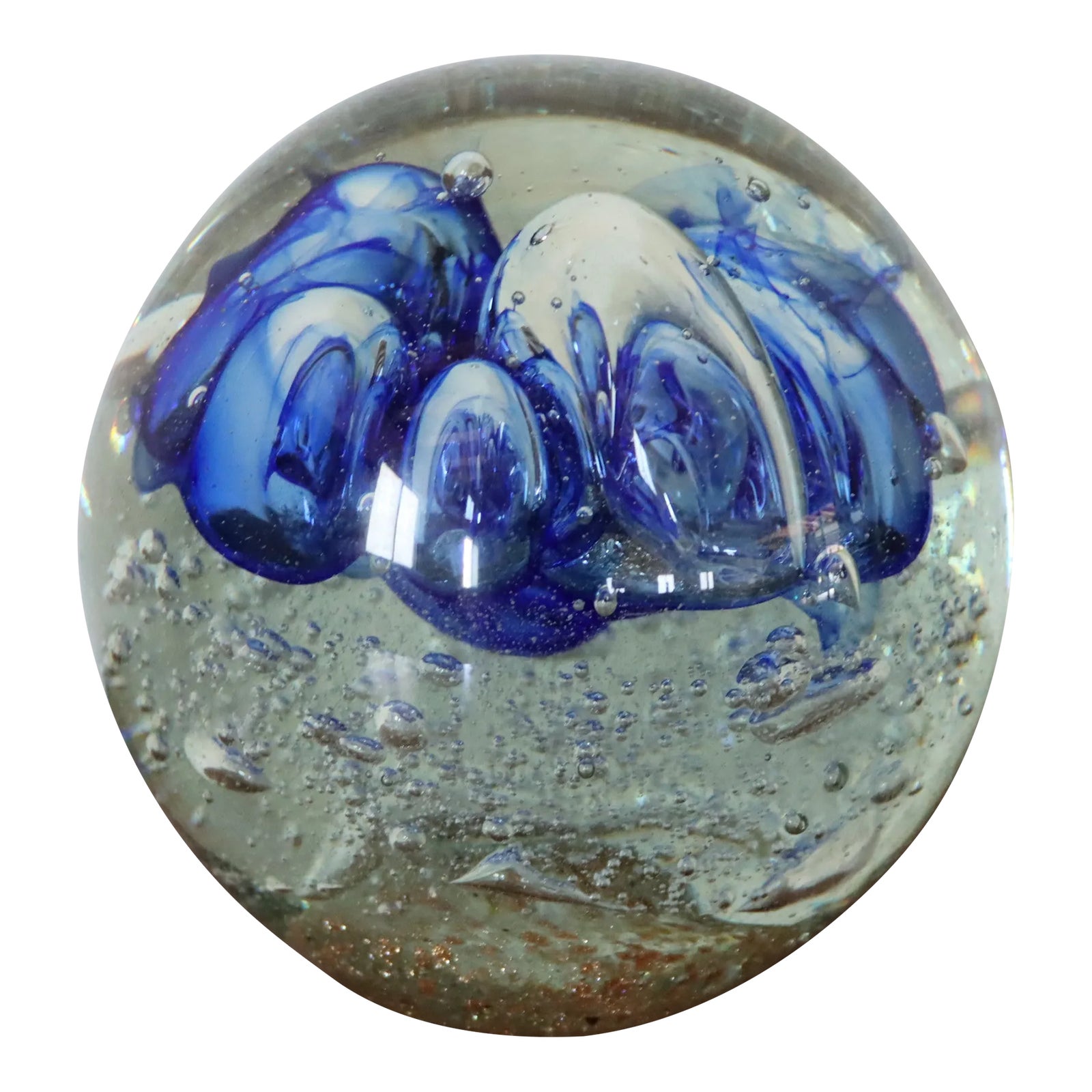 Murano Glass Paper Weight | Chairish