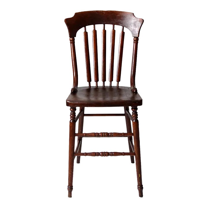 Antique Sheboygan Chair Co High Seat Chair | Chairish