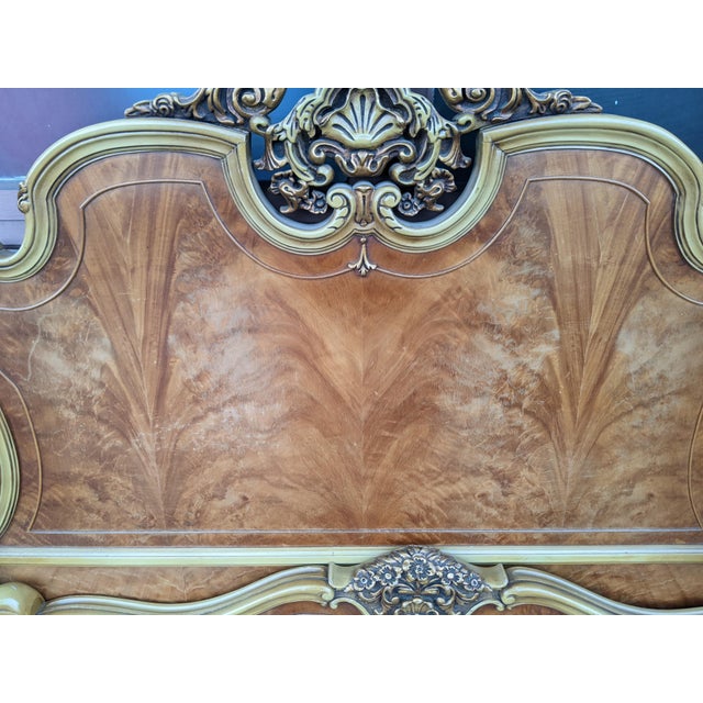 Vintage French Rococo Revival Style Twin Beds - a Pair | Chairish