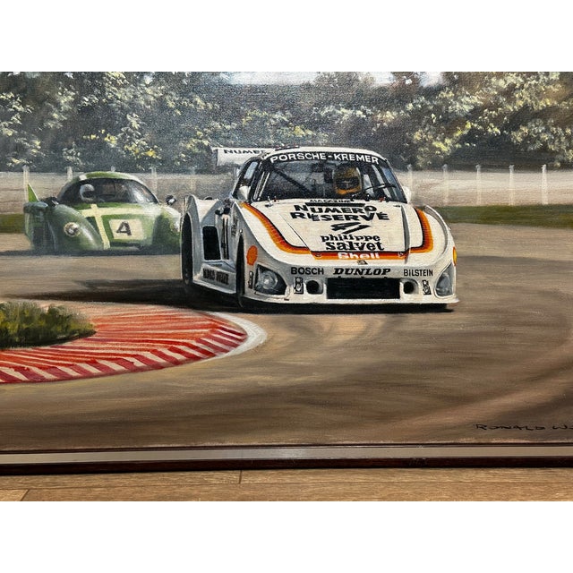 Realism Oil Painting Racing Sports Car Kremer K3 Winner Le Mans 1979 by ...