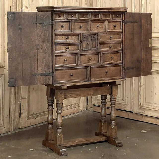 18th Century Dutch Collector's Cabinet | Chairish
