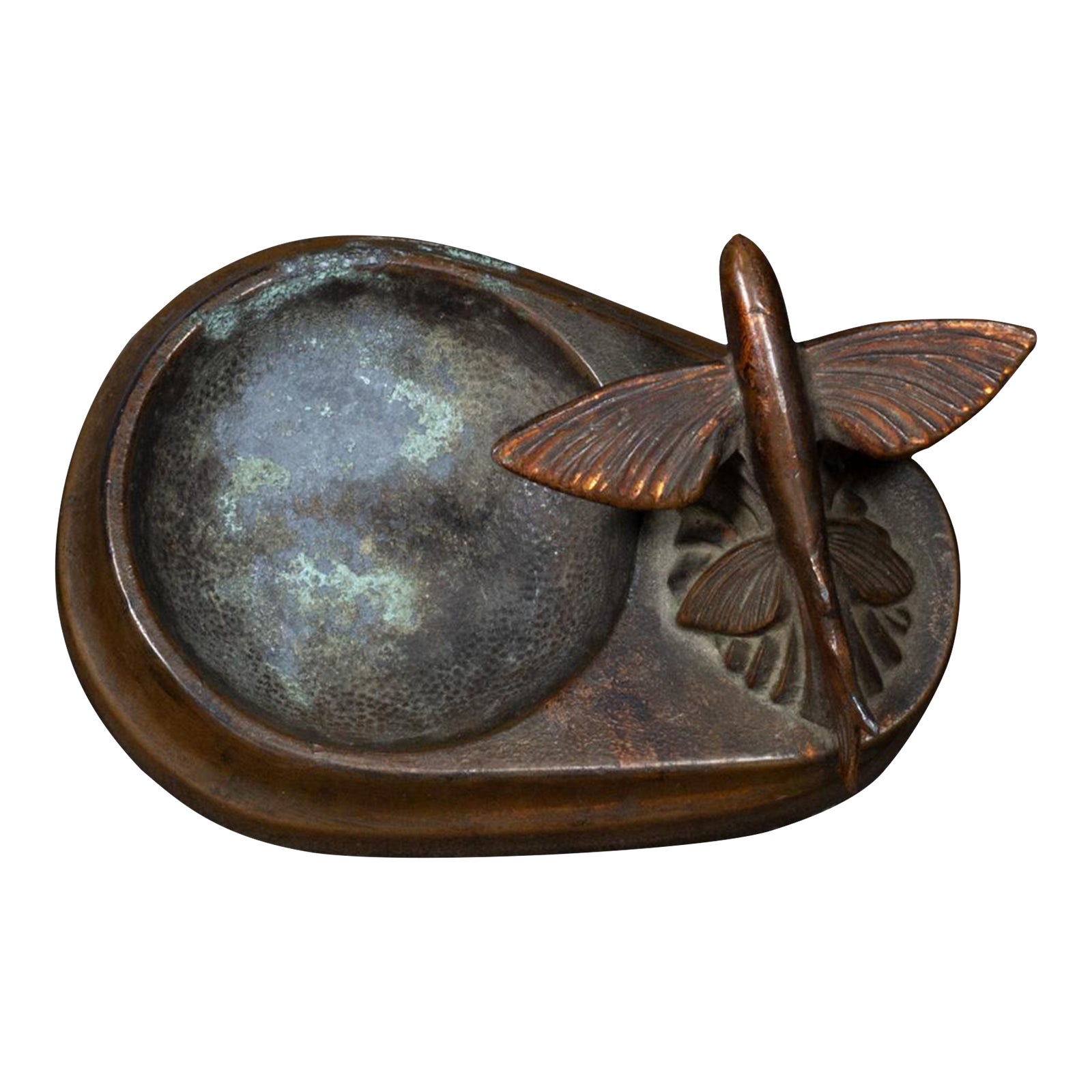 Early 20th C. Copper Flying Fish Coin Dish C.1930 (Free Shipping ...