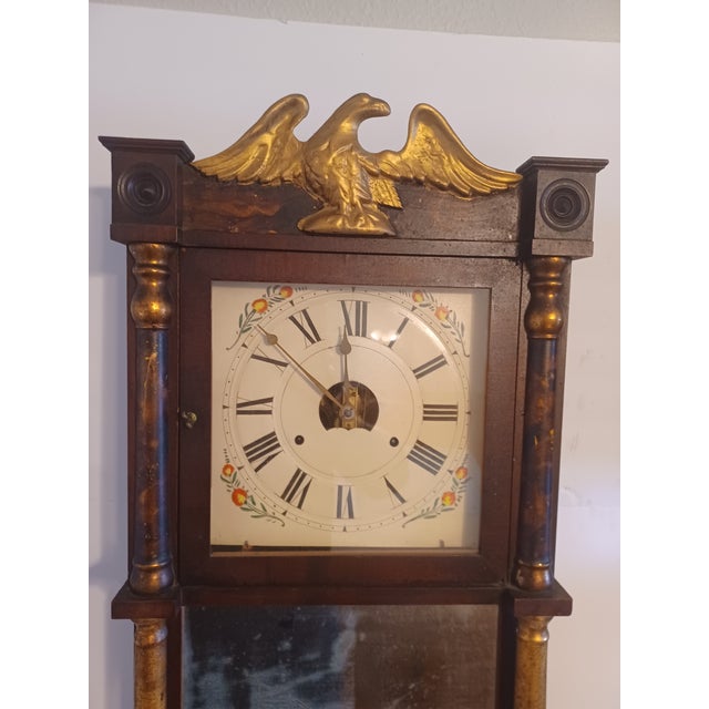 Antique Triple Decker, Footed, Birge & Peck 8 Day Clock, Circa 1845 ...