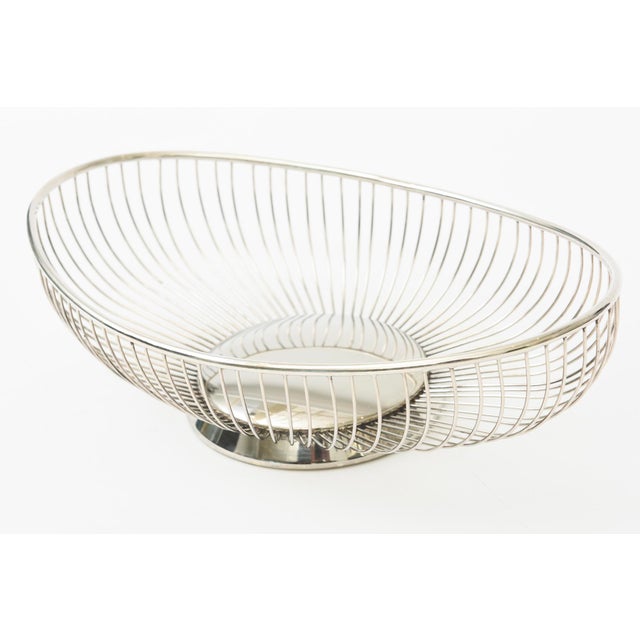 Vintage SilverPlate Bread Basket by Raimond 60's | Chairish