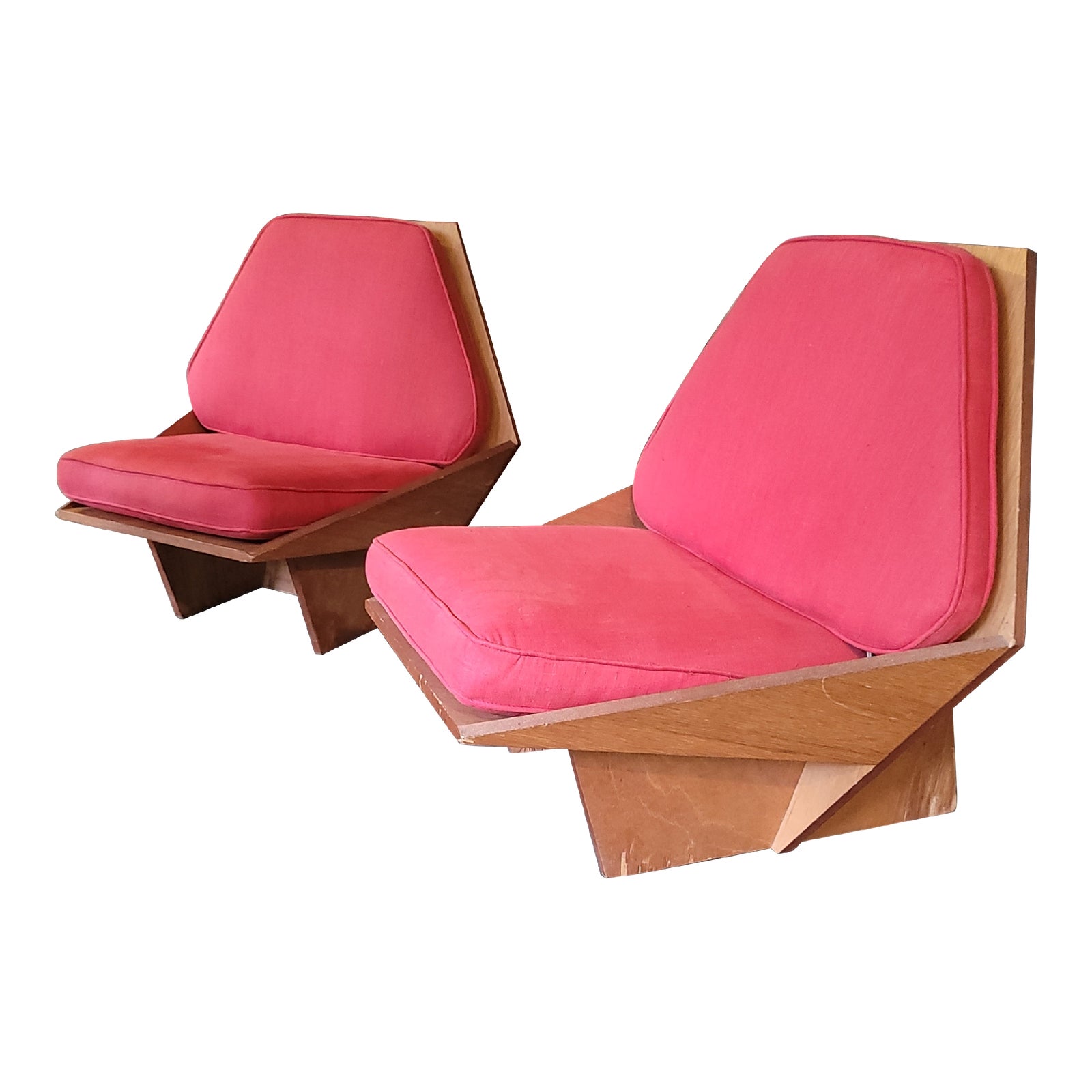 1960s Pair of Dean Bryant Vollendorf Lounge Chairs (Unmarked) | Chairish