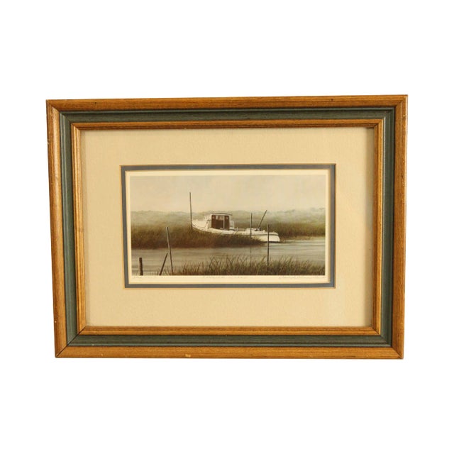 David Knowlton III Framed Limited Edition Print "Tangier Island" 374/ ...