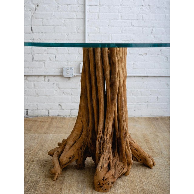 Saguaro Cactus Dining Table With Glass Top | Chairish