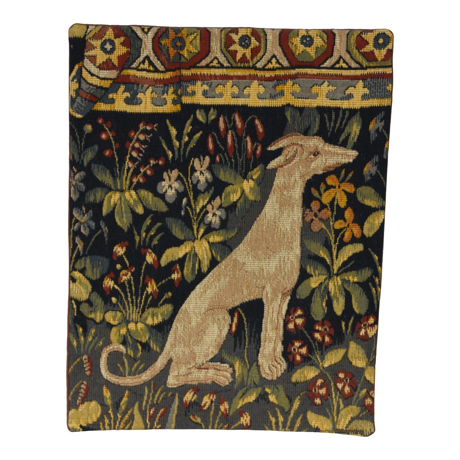 1980s Allan Waller Ltd. Point De l'Halluin Tapestries Lady and the ...