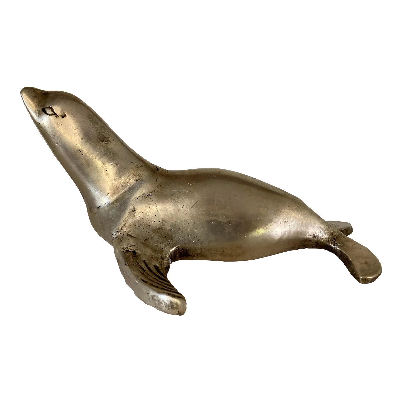 Vintage English Brass Seal | Chairish