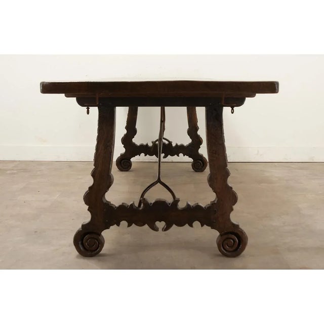 Spanish Oak Extending Dining Table | Chairish