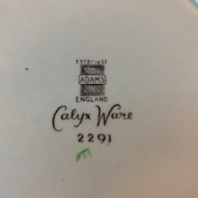 Vintage Adams Calyx Ware English Ironstone Dinner Plates-Set of 6 ...