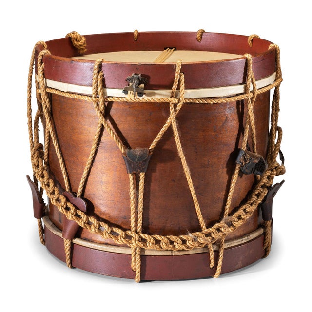 Civil War-Era Side Drum, Made by George Kilbourn, 1859 | Chairish
