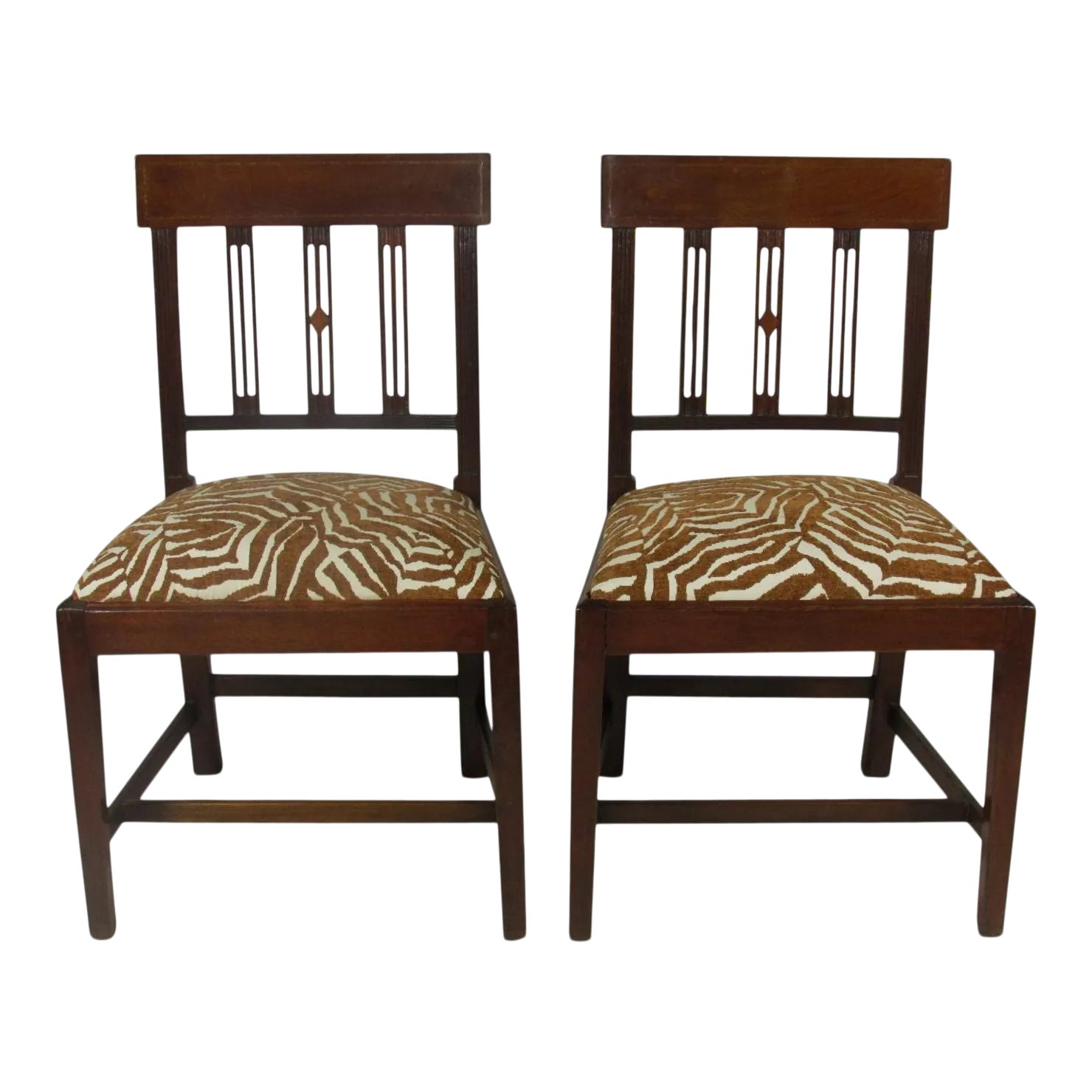 19th Century Regency Side Chairs - a Pair | Chairish