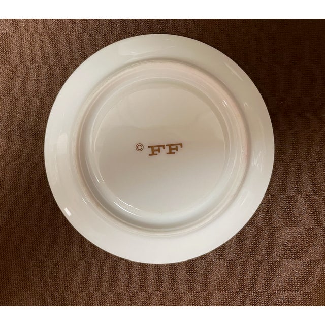 Vintage Fitz & Floyd Palais White Pots De Creme Set- 12 Pieces | Chairish