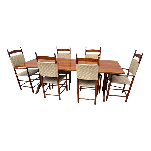 Farm Table and Chairs Shaker Dining Set | Chairish