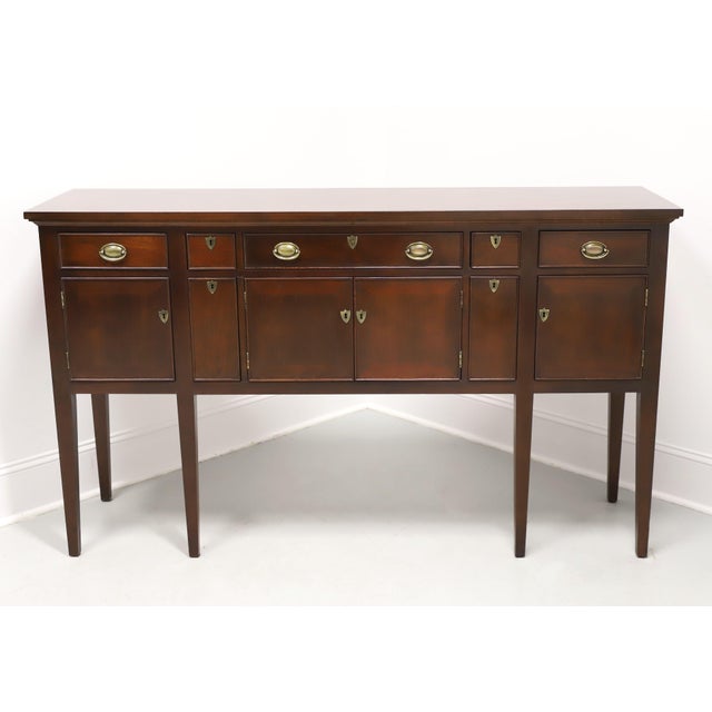 Craftique Solid Mahogany Georgian Huntboard Sideboard | Chairish