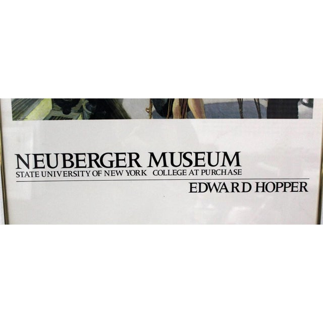 Edward Hopper The Barber Shop Neuberger Museum Vintage Exhibition ...