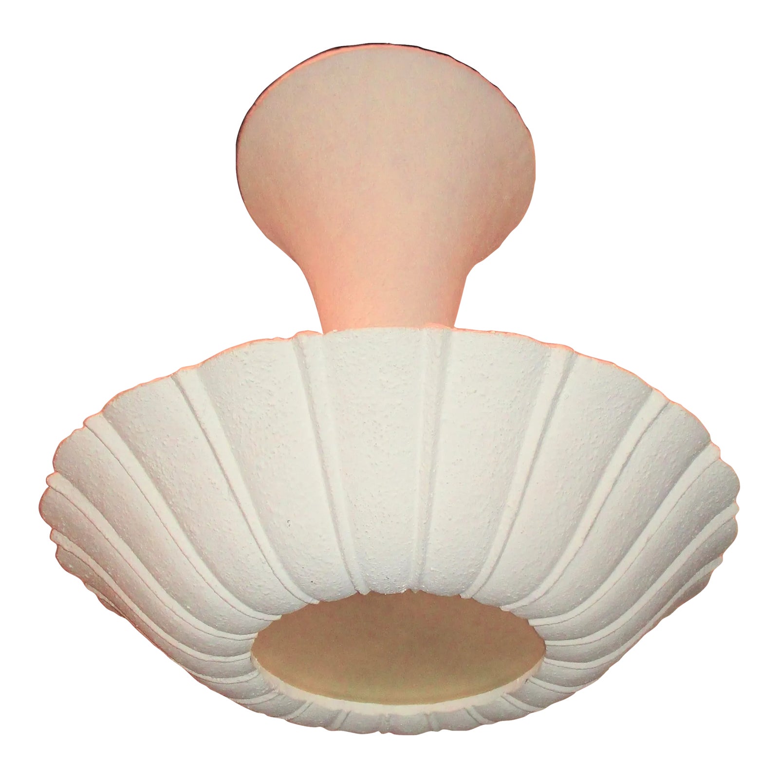 1940's French Plaster Chandelier | Chairish