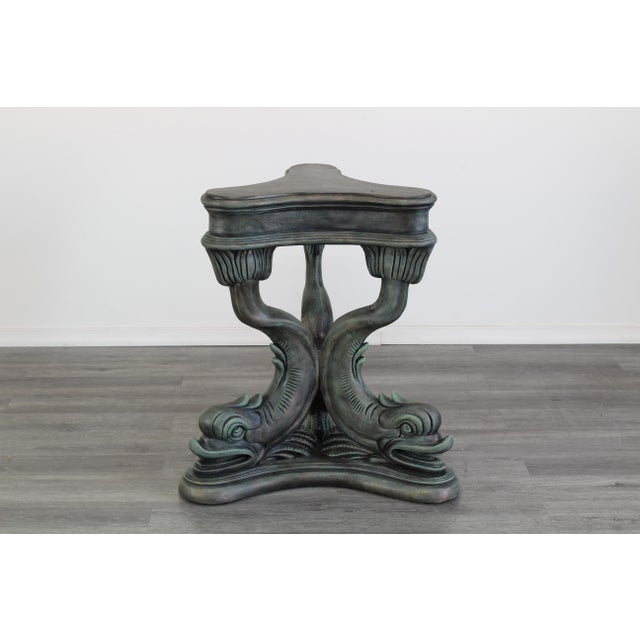 Vintage Terracotta Koi Fish Table Base | Chairish