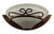 Art Deco Style Tortoise Metal Demilune Wall Sconce | Chairish