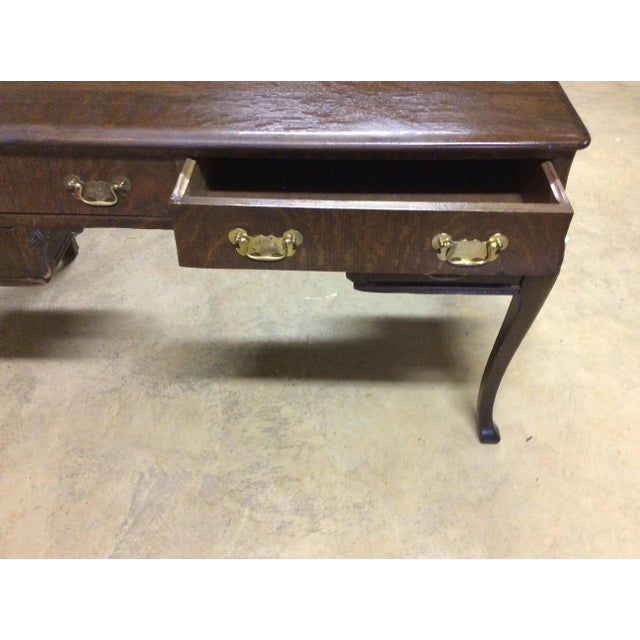 Early 20th Century Queen Ann Style Writing Table | Chairish