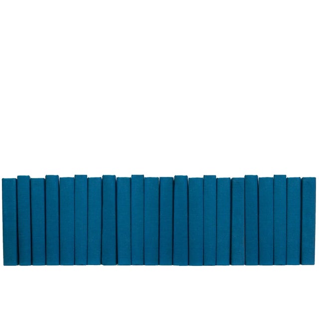 Blue Spruce Linen Wrapped Color by the Foot | Chairish