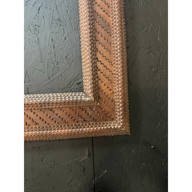 1920’s Tramp Art Picture Frame | Chairish