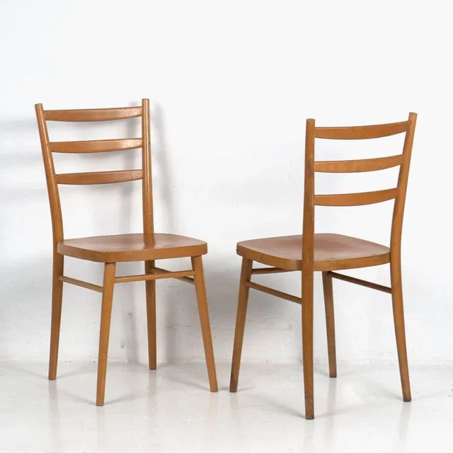 Vintage Style Dining Chairs (c.1950). Set of 2 Pieces, Set of x | Chairish