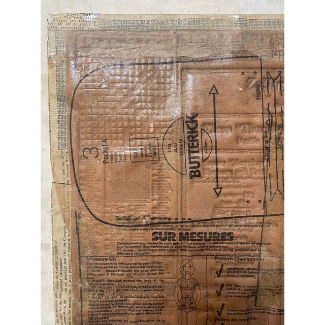 Original Wayne Cunningham Abstract Collage Painting | Chairish