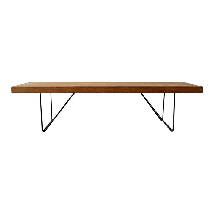 1950s Luther Conover Table/Bench | Chairish