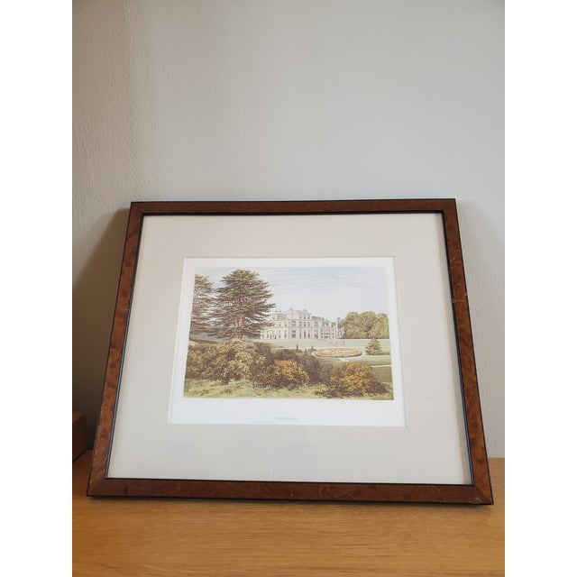 Mid 20th Century Framed Lithograph Reproduction Prints of Woburn Abbey ...