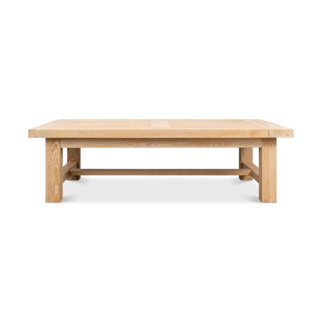 Modern Oak Coffee Table | Chairish