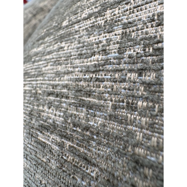 George Smith Standard Arm Style Chair and Ottoman | Chairish