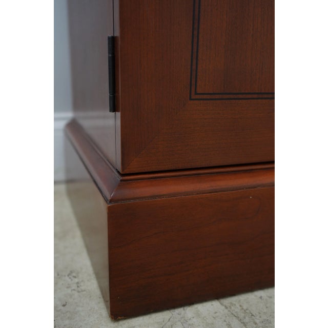 Councill Biedermeier Style Modernist Breakfront China Cabinet | Chairish