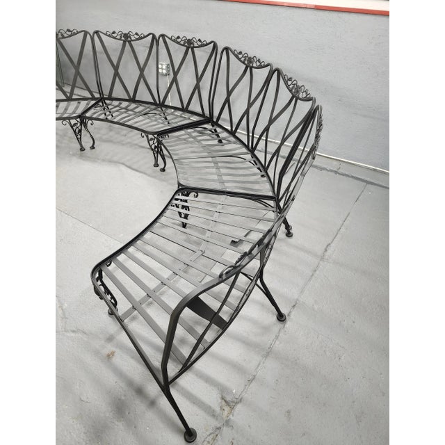 1950s Vintage Wrought Iron Patio and Garden Seating - Set of 4 | Chairish