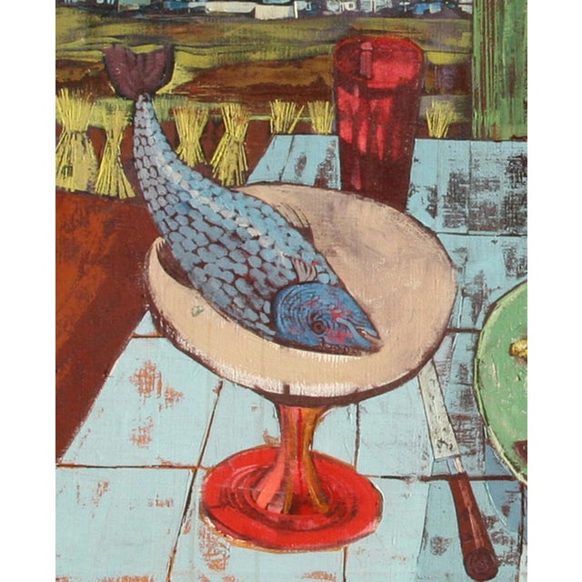 Gerard Sebastian, Dinner Table Still Life, Oil Painting | Chairish