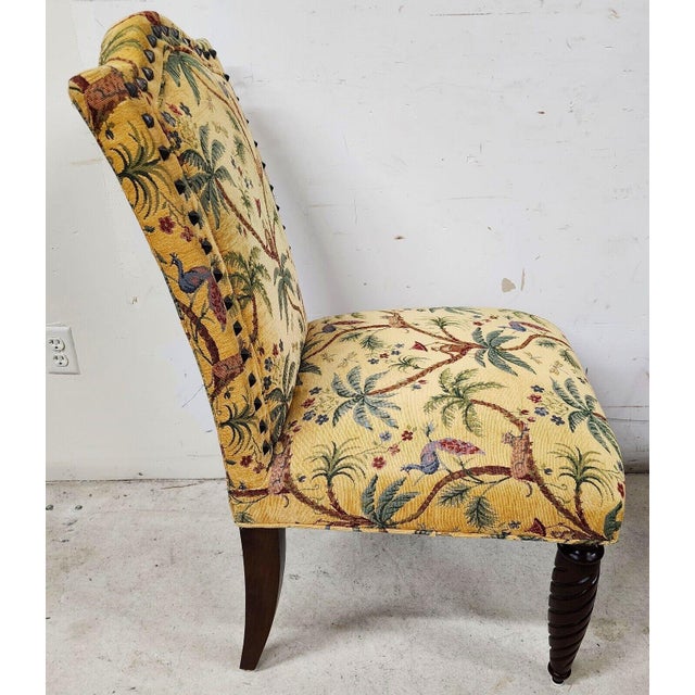 Tropical Jungle Dining Chairs Set of 8 | Chairish